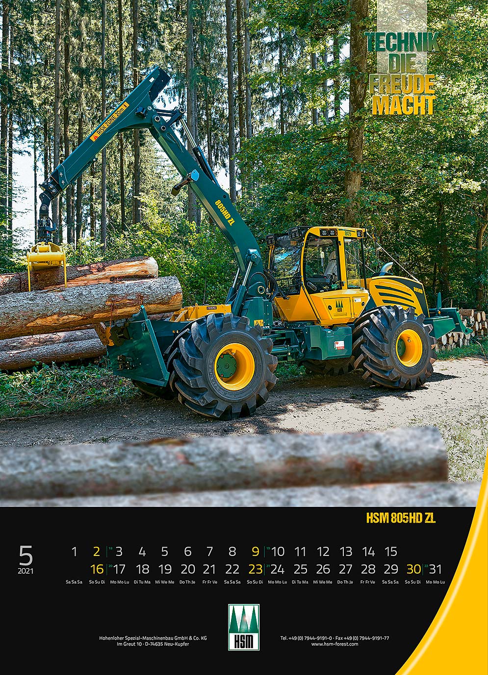 HSM Calendrier - HSM Hohenloher Spezial-Maschinenbau GmbH & Co. KG – HSM machines forestières ...